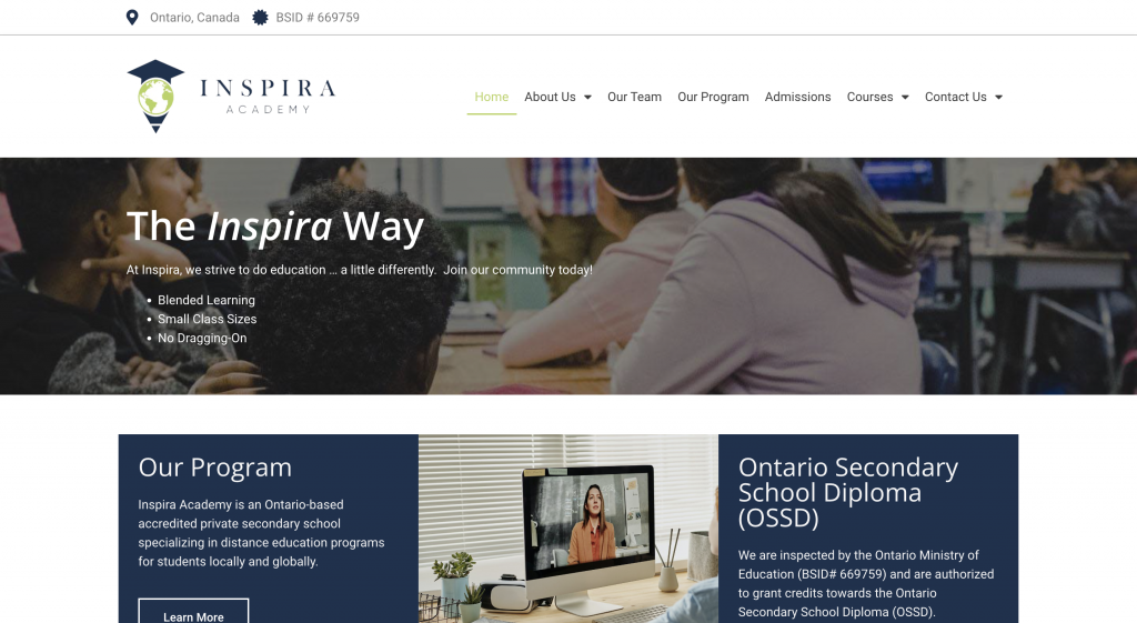 Inspira Academy - Tavan Systems